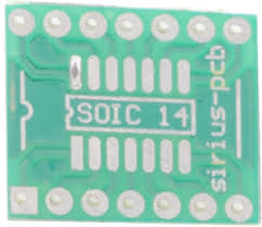 Преходна платка SOIC-14. SOCKET PLATKA SOIC-14
